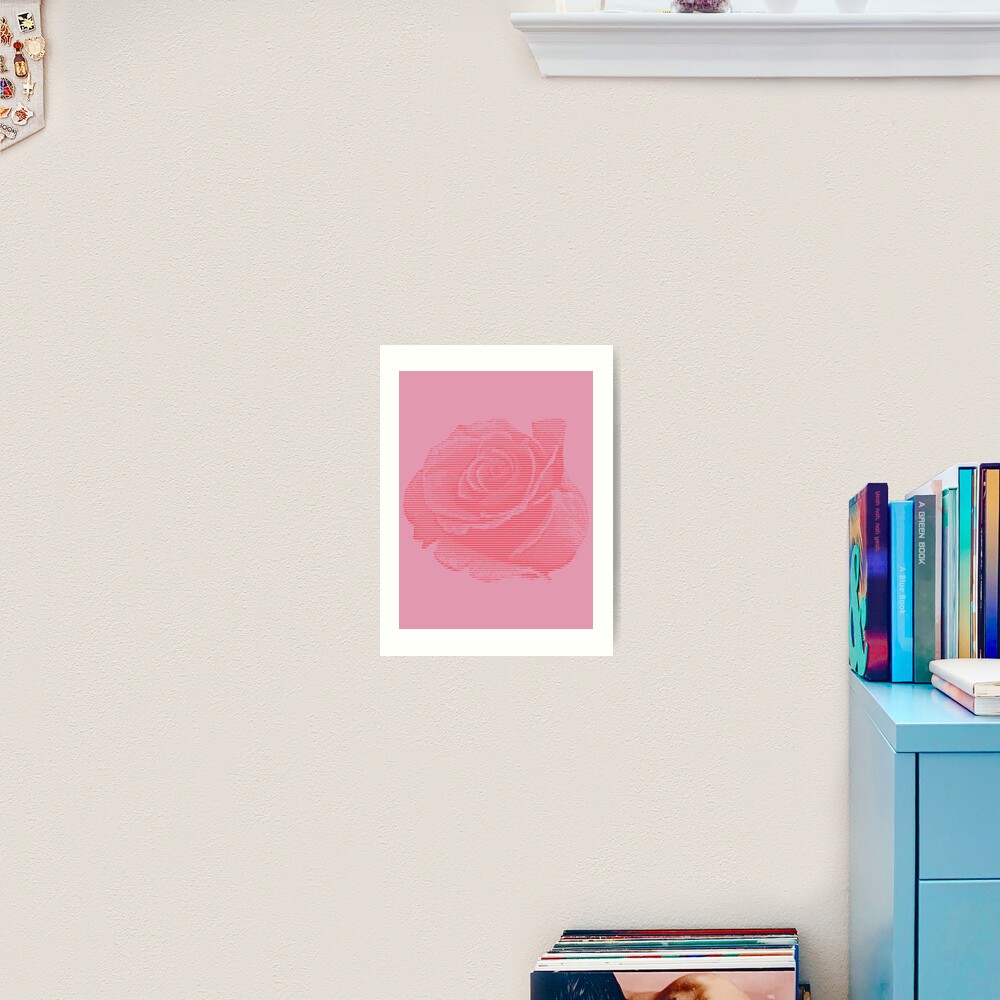 "ASCII Rose" Art Print for Sale by ConnerDavis | Redbubble
