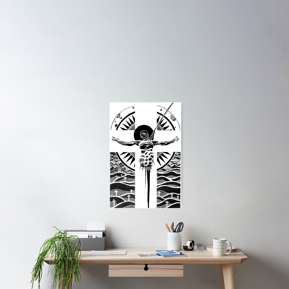 "Evangelion - Adam Angel" Poster by Jotarome | Redbubble