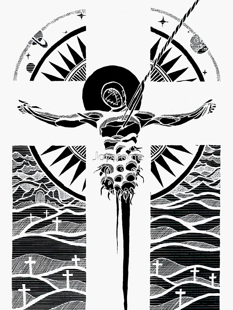 "Evangelion - Adam Angel" Sticker for Sale by Jotarome | Redbubble