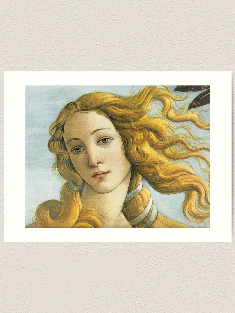"Vintage Sandro Botticelli The Birth of Venus 1485" Art Print for Sale ...