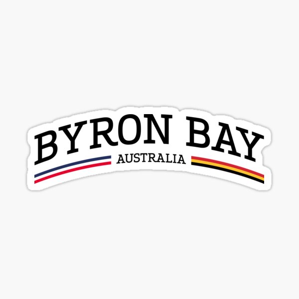 "Byron Bay Australia" Sticker for Sale by ElPato | Redbubble