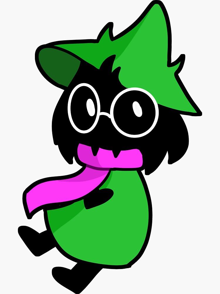 "DELTARUNE - Ralsei Sticker" Sticker by flaykez | Redbubble