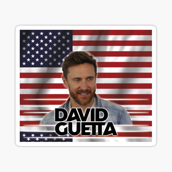 "David Guetta" Sticker for Sale by French-Kiss | Redbubble