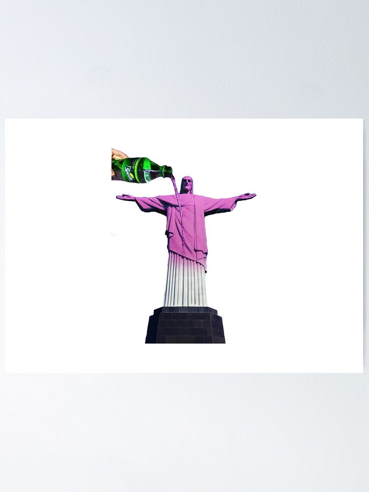 "Sprite Jesus" Poster for Sale by Harley-Smok | Redbubble