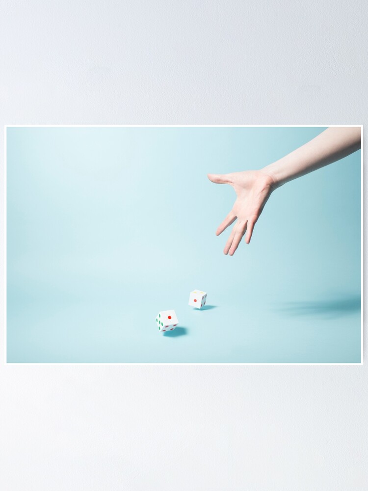 "Take a chance..." Poster for Sale by CatMacBride | Redbubble