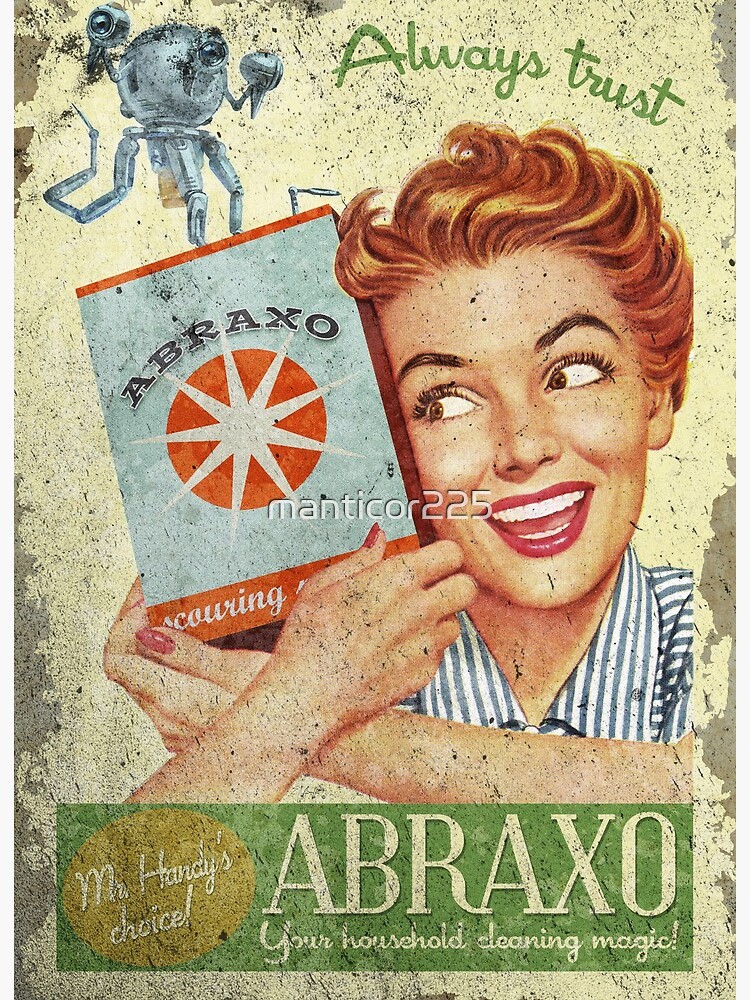 "Fallout - Abraxo Ad" Art Board Print for Sale by manticor225 | Redbubble
