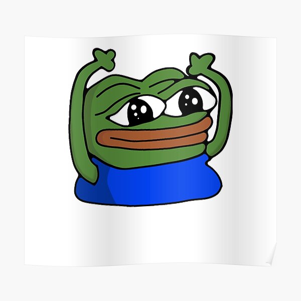"Hypers Emote Pattern" Poster von Nothen | Redbubble