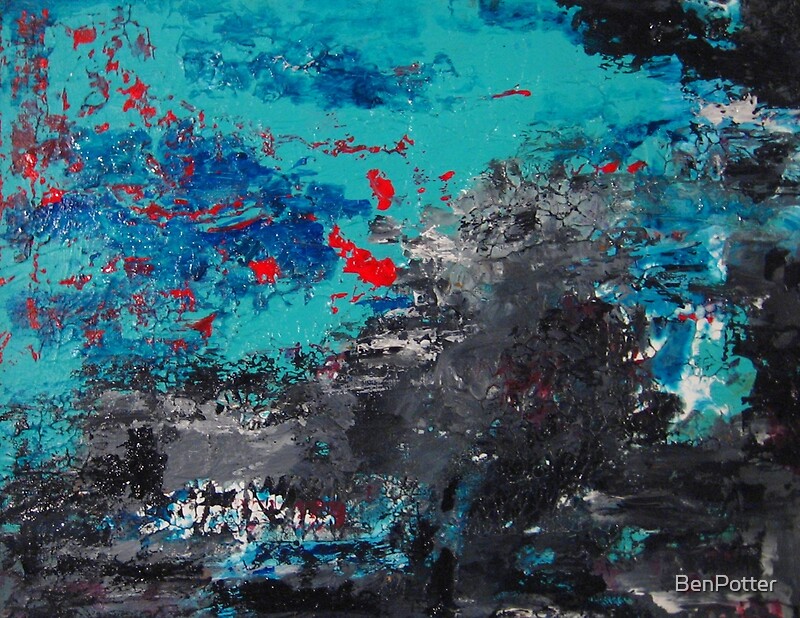 "Abstract /Turquoise inclusion" by BenPotter | Redbubble