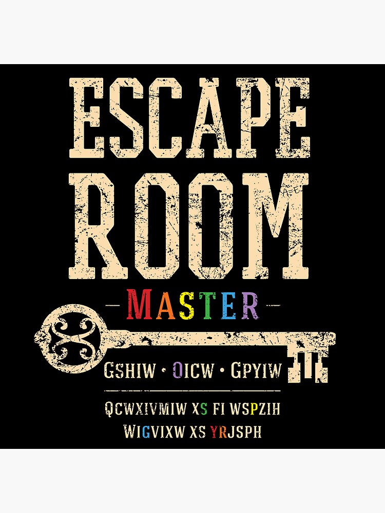 "Escape Room Master" Sticker for Sale by RhoaDesigns | Redbubble