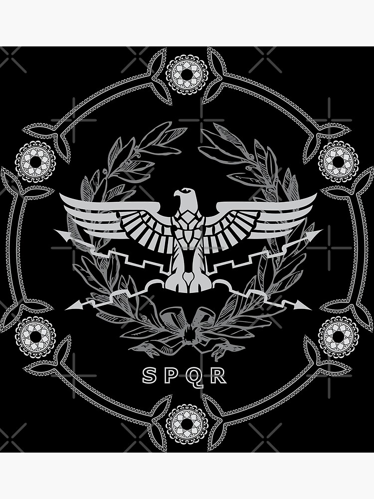 "The Roman Empire - Aquila Eagle SPQR Emblem" Framed Art Print by ...