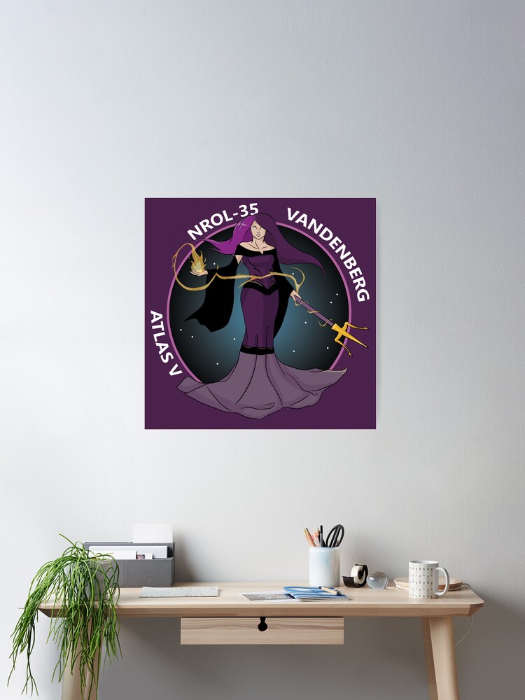"NROL 35 Program Logo" Poster for Sale by Nikki SpaceStuffPlus | Redbubble