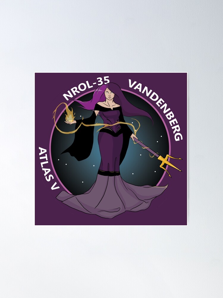 "NROL 35 Program Logo" Poster for Sale by Nikki SpaceStuffPlus | Redbubble