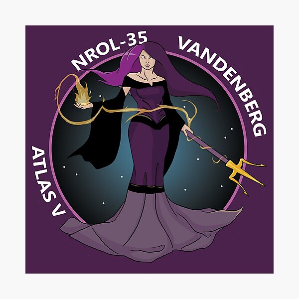 "NROL 35 Program Logo" Photographic Print for Sale by Spacestuffplus ...