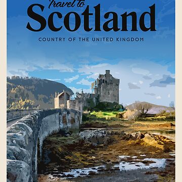 "Visit Scotland " Poster for Sale by CallumGardiner | Redbubble