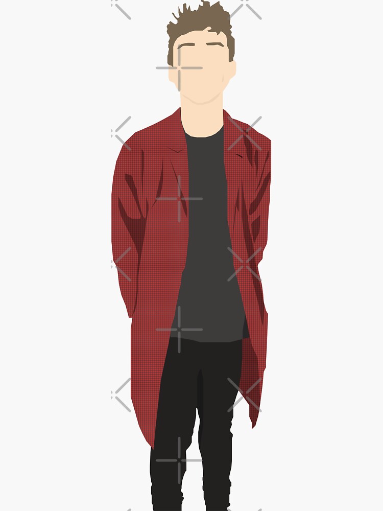 "Ash Coat" Sticker by nicockla | Redbubble