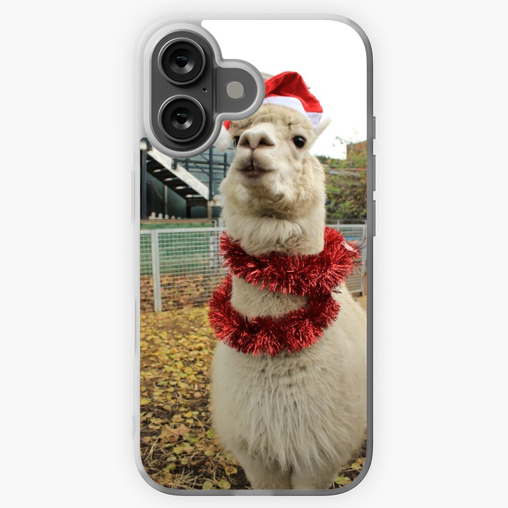 "Vauxhall City Farm - Alpaca, Christmas (Jerry)" Greeting Card for Sale ...