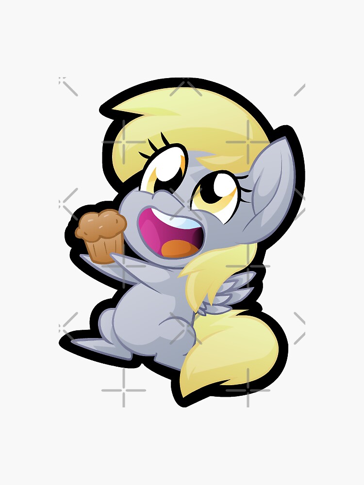 "Chibi Derpy Whooves" Sticker for Sale by JeffKyler14 | Redbubble