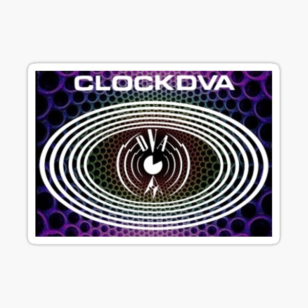 "Clock DVA" Sticker for Sale by rcmarble | Redbubble