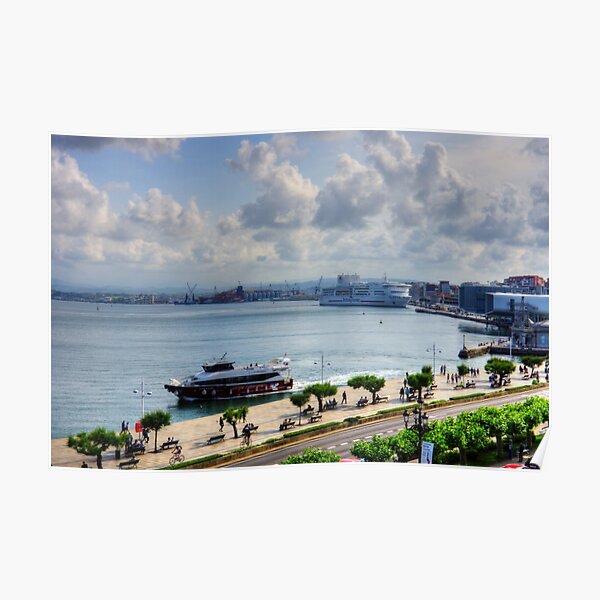 "Santander Ferry Port" Poster by tomg | Redbubble