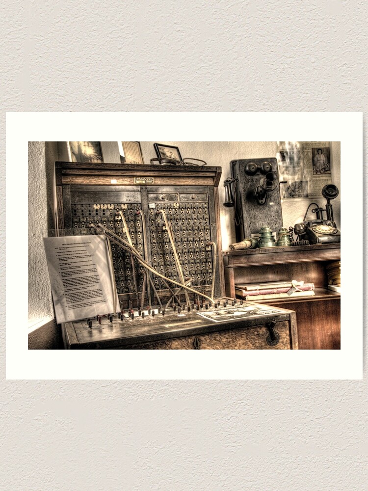 "Antique Switchboard" Art Print by roguegenius | Redbubble
