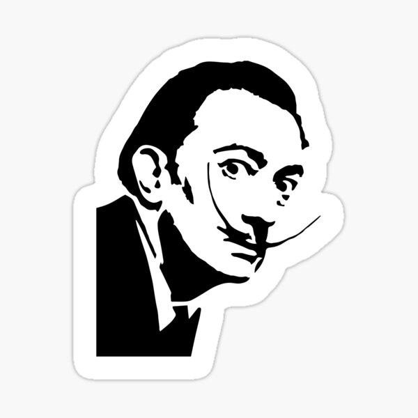 "Salvador Dali" Sticker for Sale by jpleal | Redbubble