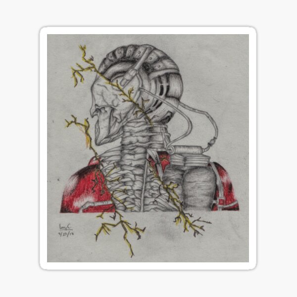 "Exoskeleton" Sticker for Sale by levcutar | Redbubble