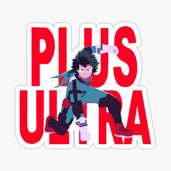 "deku plus ultra" Sticker for Sale by Kimswoa | Redbubble