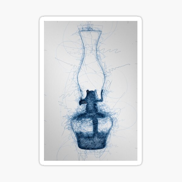 "Oil lamp" Sticker by homydesign | Redbubble