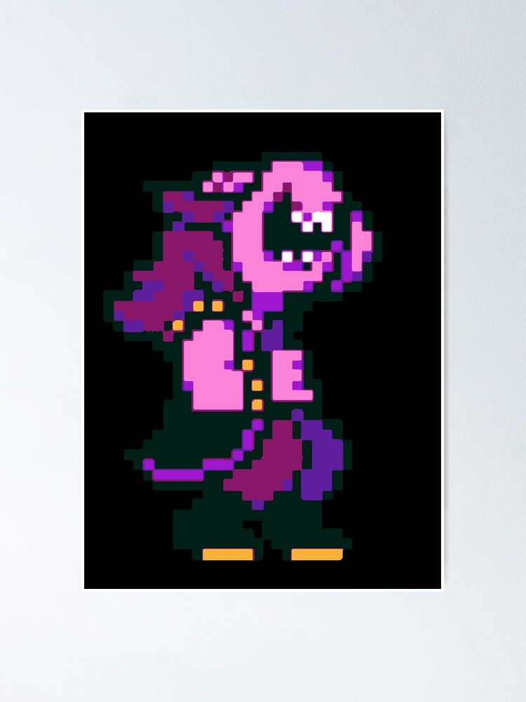 Póster «Deltarune Susie Laugh» de Spookyzenn | Redbubble
