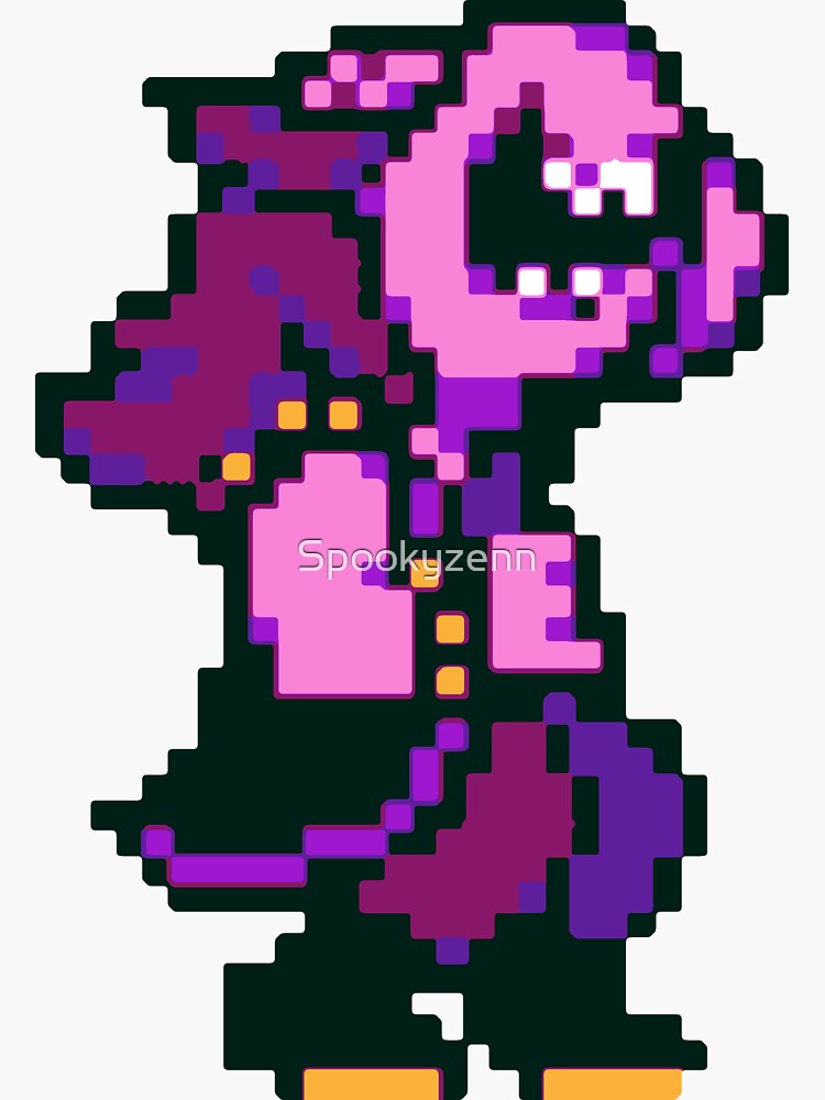 "Deltarune Susie Laugh" Sticker for Sale by Spookyzenn | Redbubble