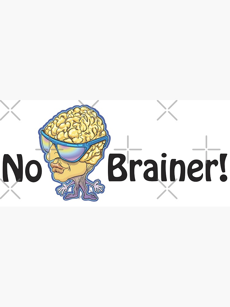 "Brainless Cool Cartoon Guy with Sunglasses" Poster for Sale by ...