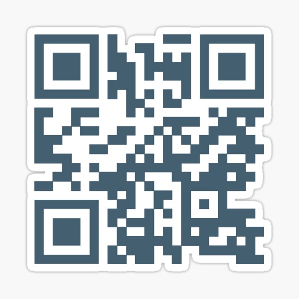 "QR code to Facebook" Sticker for Sale by kpark20 | Redbubble