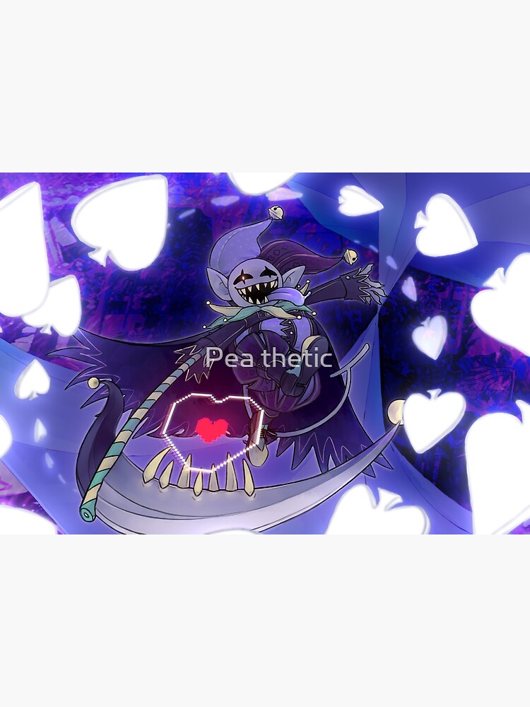 "Deltarune - Jevil" Poster for Sale by Pea thetic | Redbubble