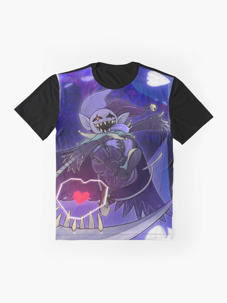 "Deltarune - Jevil" Graphic T-Shirt for Sale by peathetic | Redbubble