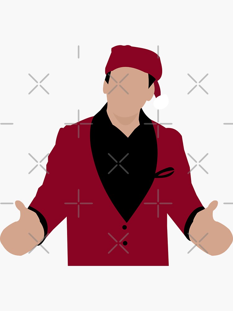 "Santa Bond" Sticker by doctorheadly | Redbubble