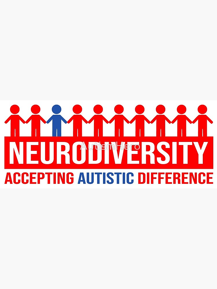 "Neurodiversity accepting autistic difference awareness design" Poster ...
