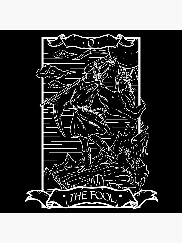 Poster « Carte de tarot The Fool Dark Edition », par Fabsershirts ...