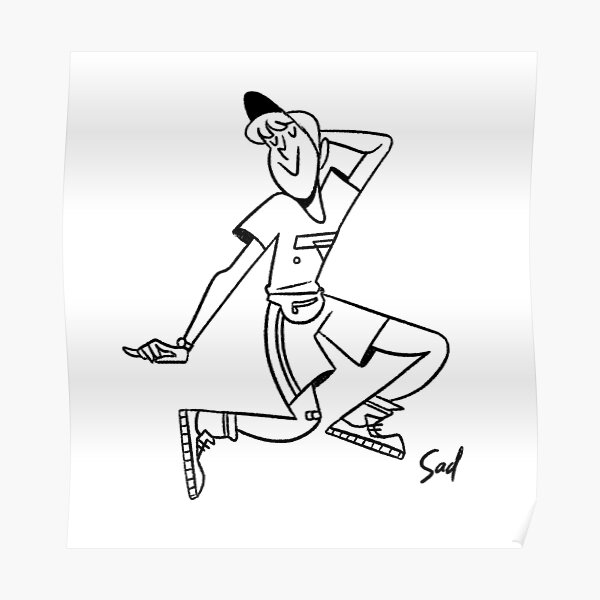 "nonchalant boy" Poster by theannster | Redbubble