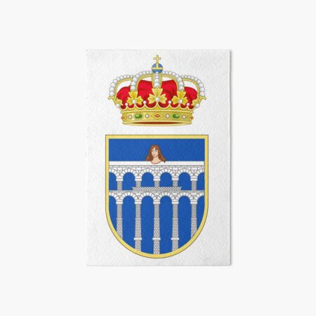 Lámina rígida «Escudo de armas de Segovia, España» de Tonbbo | Redbubble