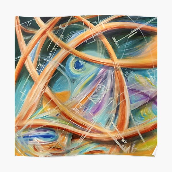 "paths and curves" Poster for Sale by terezadelpilar | Redbubble