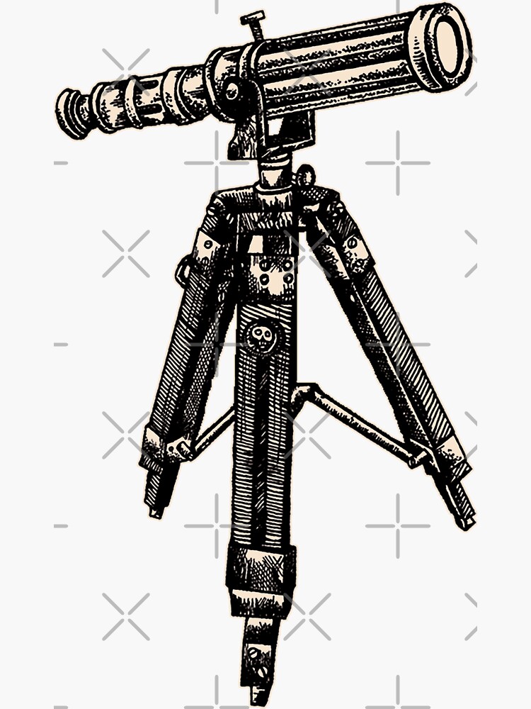"Nautical Vintage Spyglass Telescope" Sticker by pignpix | Redbubble