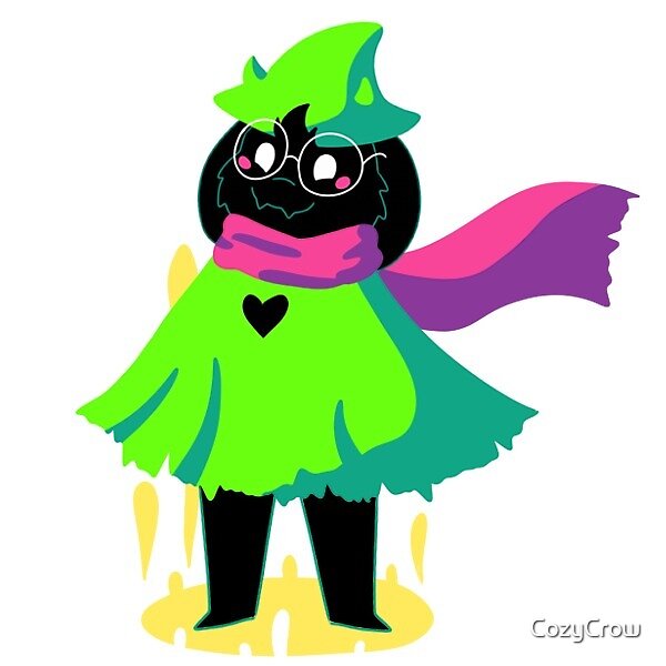 "DELTARUNE Ralsei Magic" by CozyCrow | Redbubble