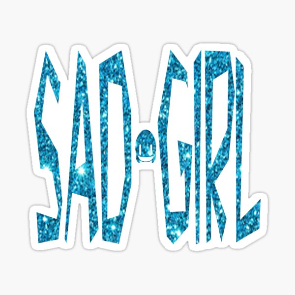 "Sad Girl" Sticker for Sale by serpentsky17 | Redbubble