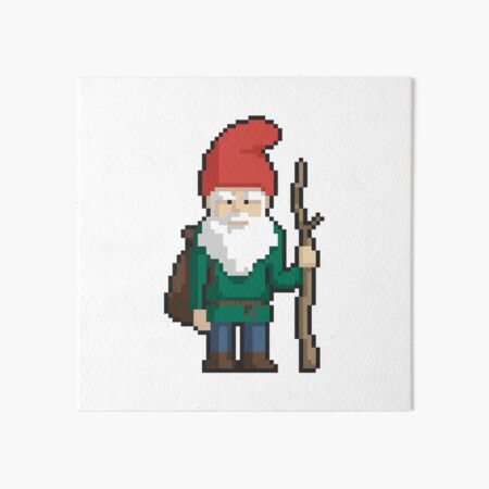 "Dwarf pixel art on white background." Art Board Print by ...