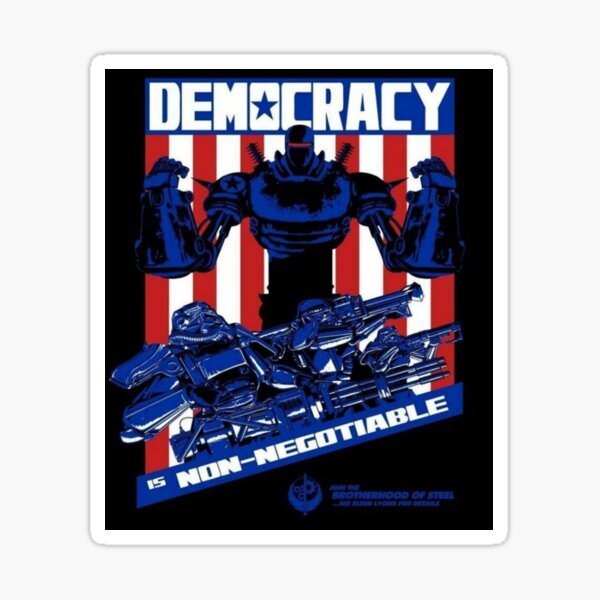 Liberty Prime Stickers | Redbubble
