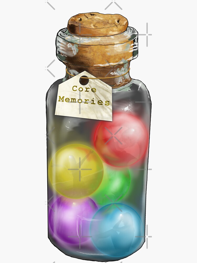 "These are your core memories" Sticker for Sale by drawnexplore | Redbubble