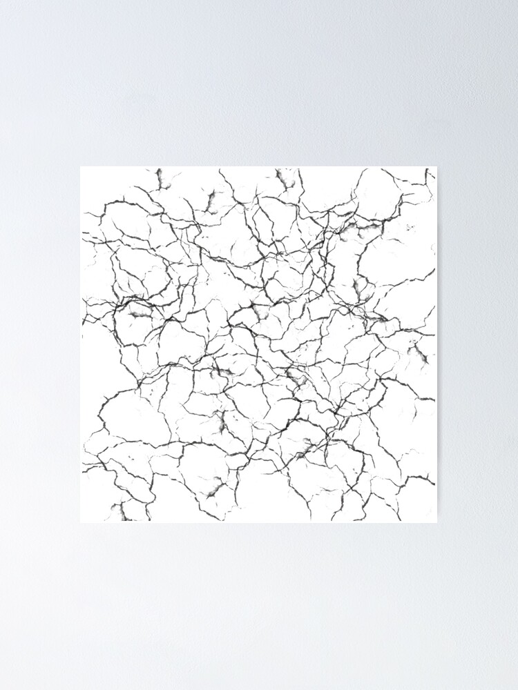 "Cracked design" Poster by MisQueArt | Redbubble