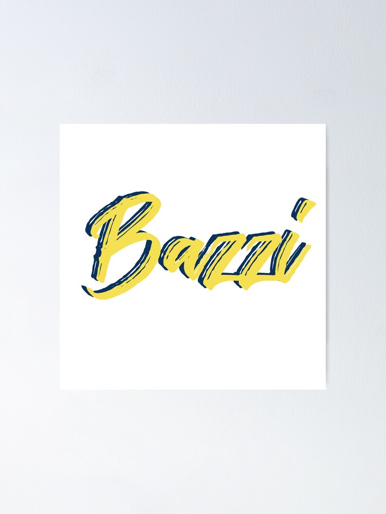 "bazzi sticker" Poster for Sale by nguyenorlose | Redbubble