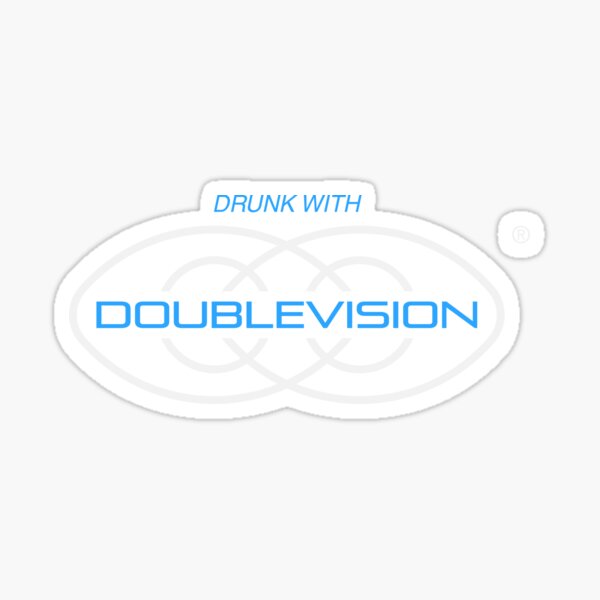 "Drunk with Doublevision" Sticker for Sale by mushroomblue | Redbubble