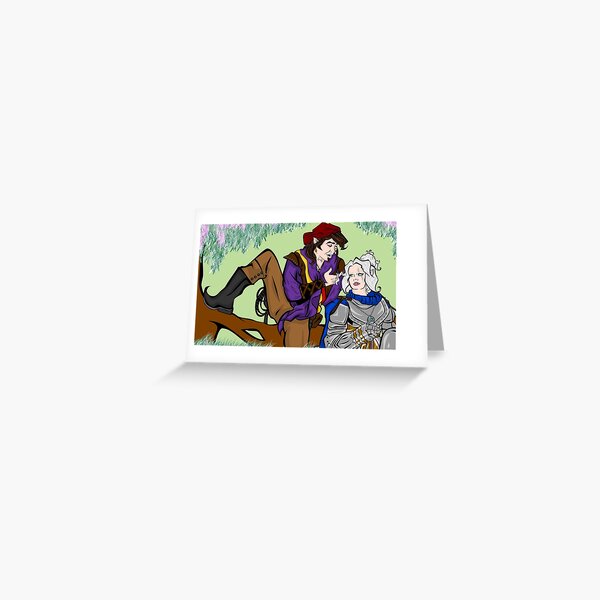 "Critical Role Scanlan and Pike digital art dnd game fantasy" Greeting ...